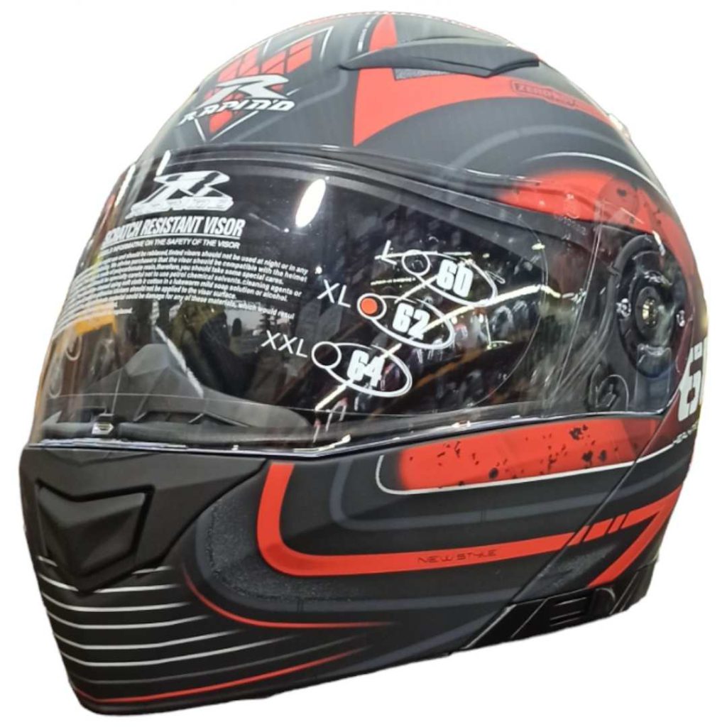 کلاه کاسکت راپیدو بلوتوث دار مدل فک متحرک MBR68 950 BT8