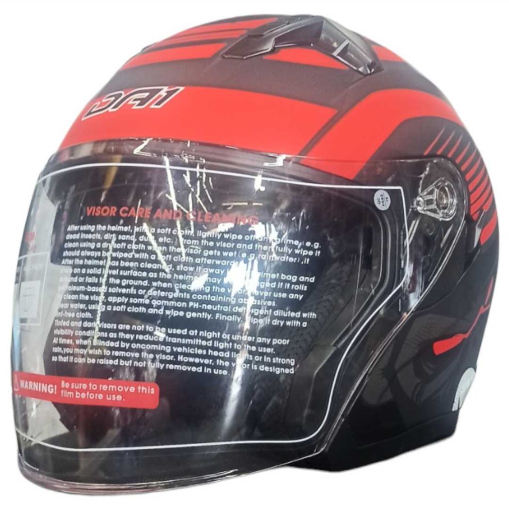 کلاه کاسکت بدون فک RED 561 | DA1 - خرید کلاه کاسکت