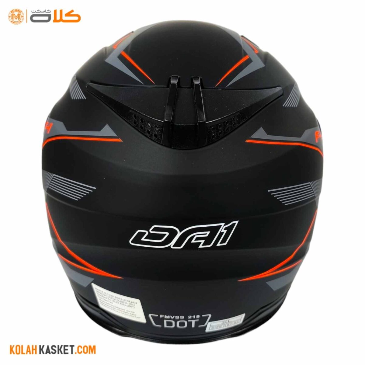 کلاه کاسکت بدون فک عینک دار طوسی DA1 | مدل 403 MGray