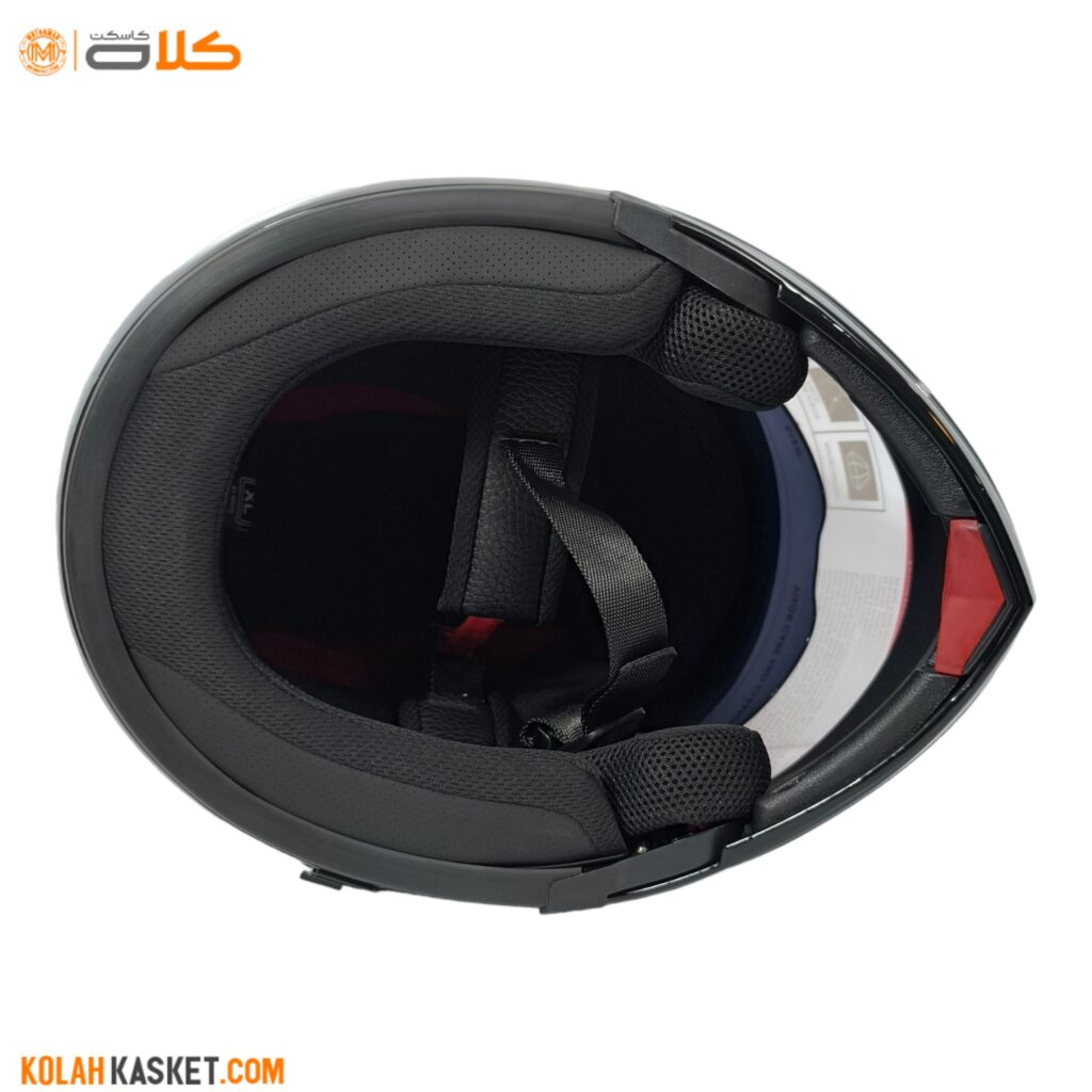 کلاه فک متحرک مشکی DA1 | مدل 102 Shiny - خرید کلاه کاسکت