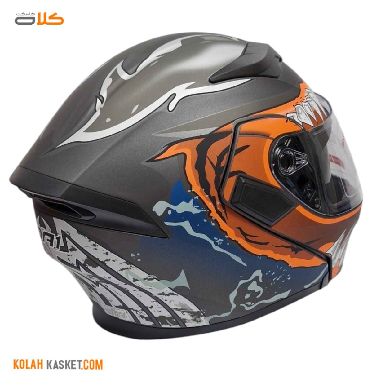 کلاه کاسکت فک متحرک DA1 مدل 102 ORG VENOM