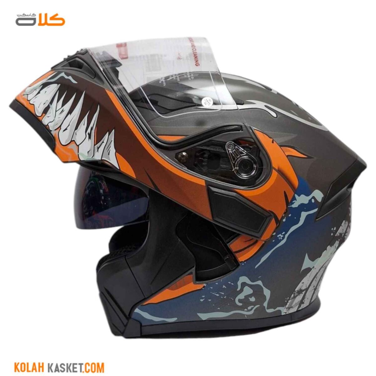 کلاه کاسکت فک متحرک DA1 مدل 102 ORG VENOM